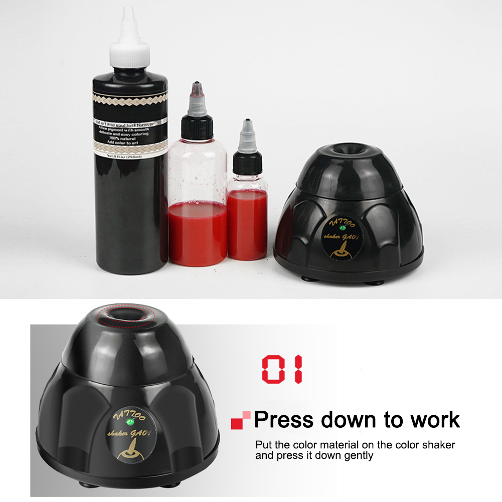 TATTOO PIGMENT SHAKER Device Mini Mixer Ink Stirrer USB Rechargeable ...