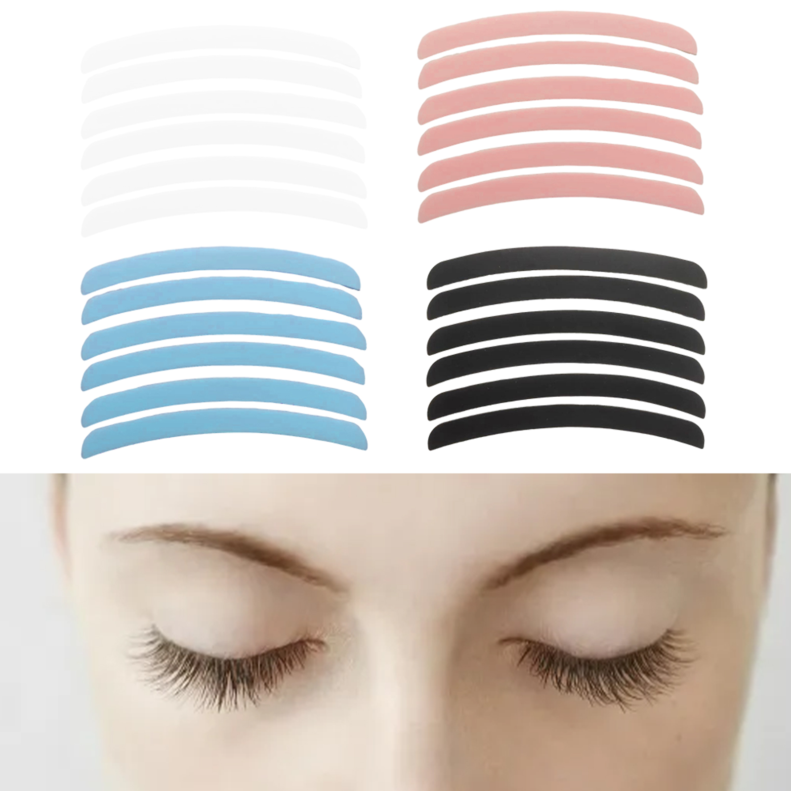 Women Girls Home Salon Reusable Silicone Balm Lash Lift Ribbon | eBay