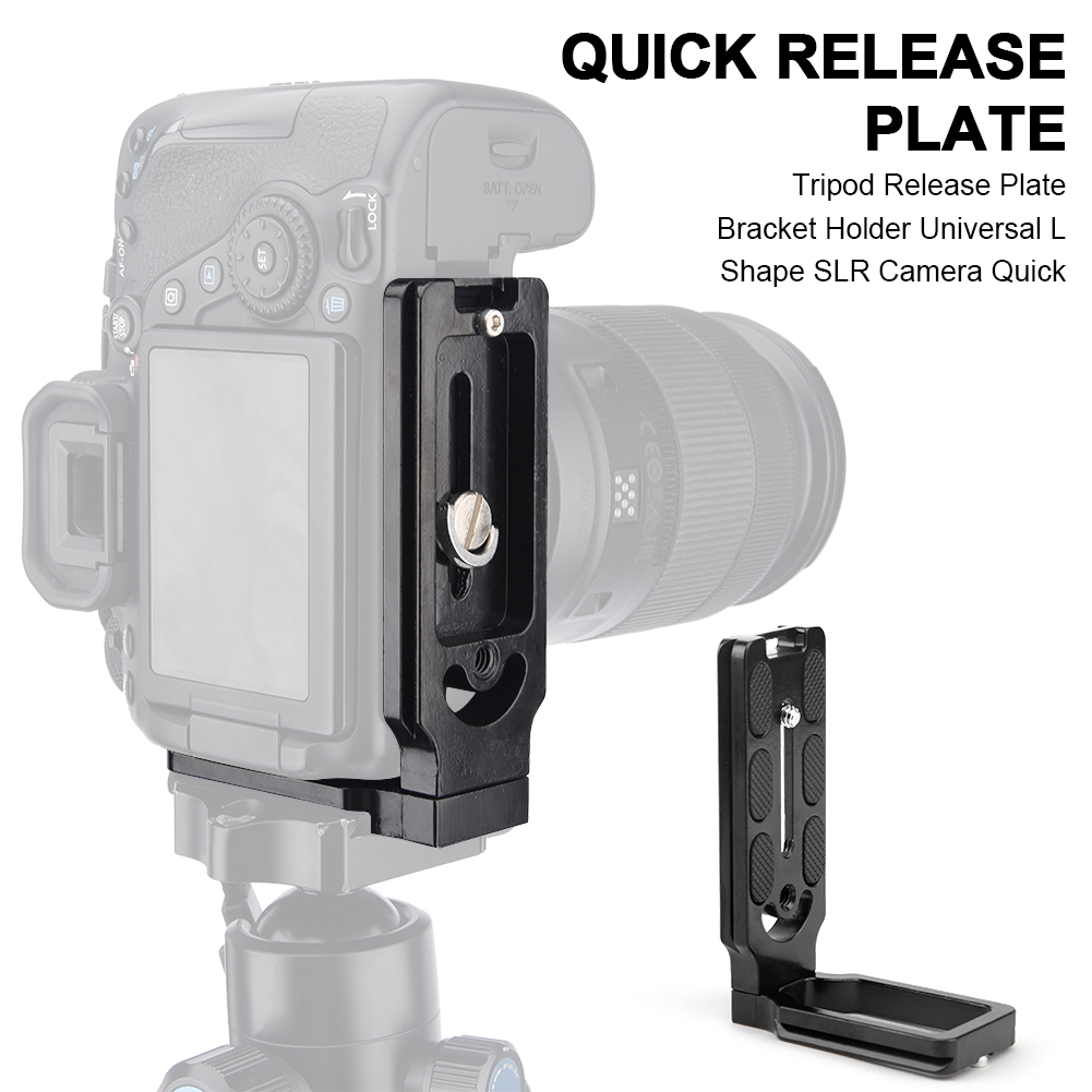 Piastra a sgancio rapido fotocamera reflex portatile forma leggera lega di alluminio
