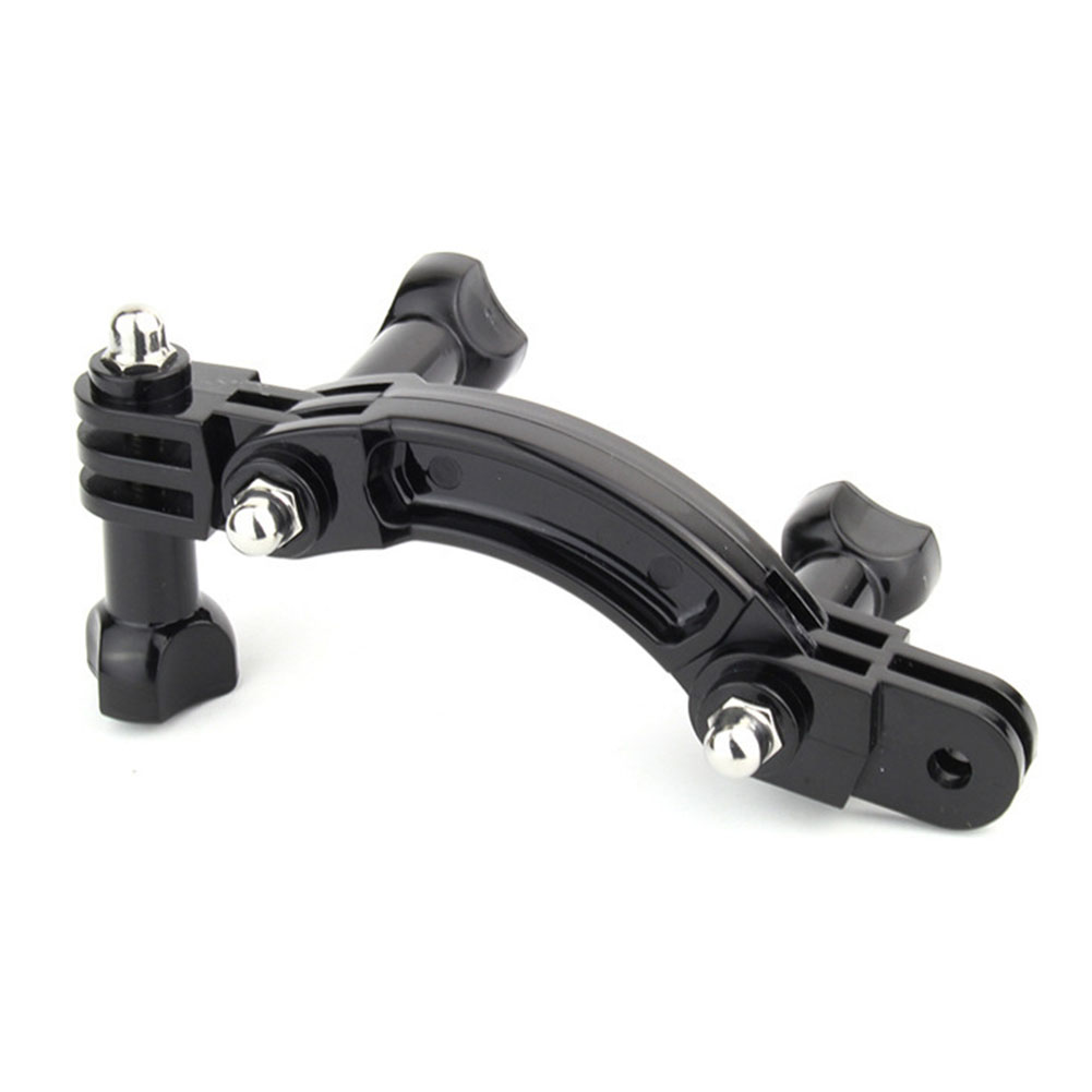 Set braccio estensione fotocamera curva casco adattatore di montaggio 3+