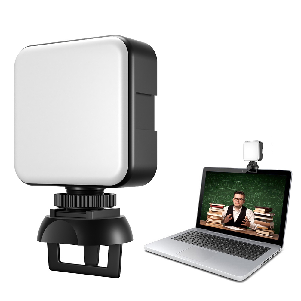 Kit illuminazione videoconferenza per laptop montaggio clip zoom riunione live streaming