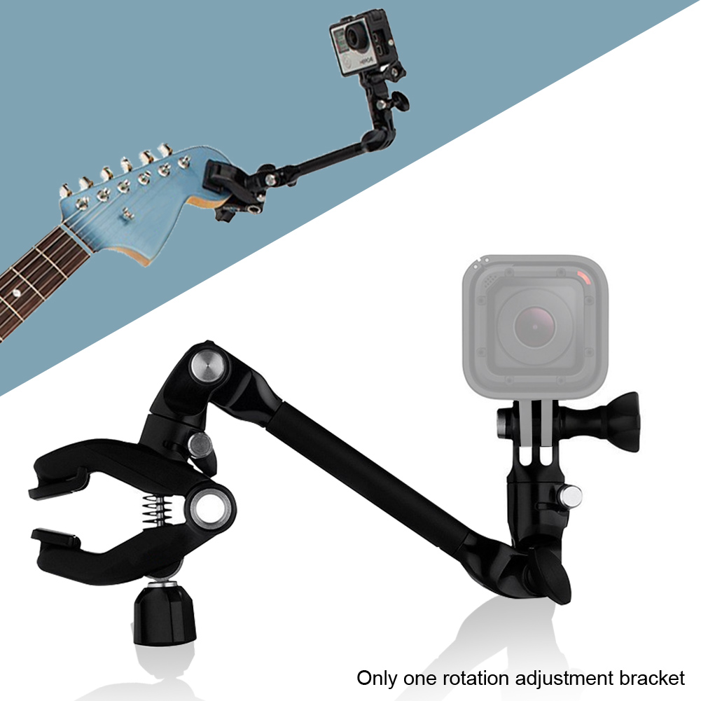 New  360 Rotation Camera Clamp Accessories Mount Bracket Fit