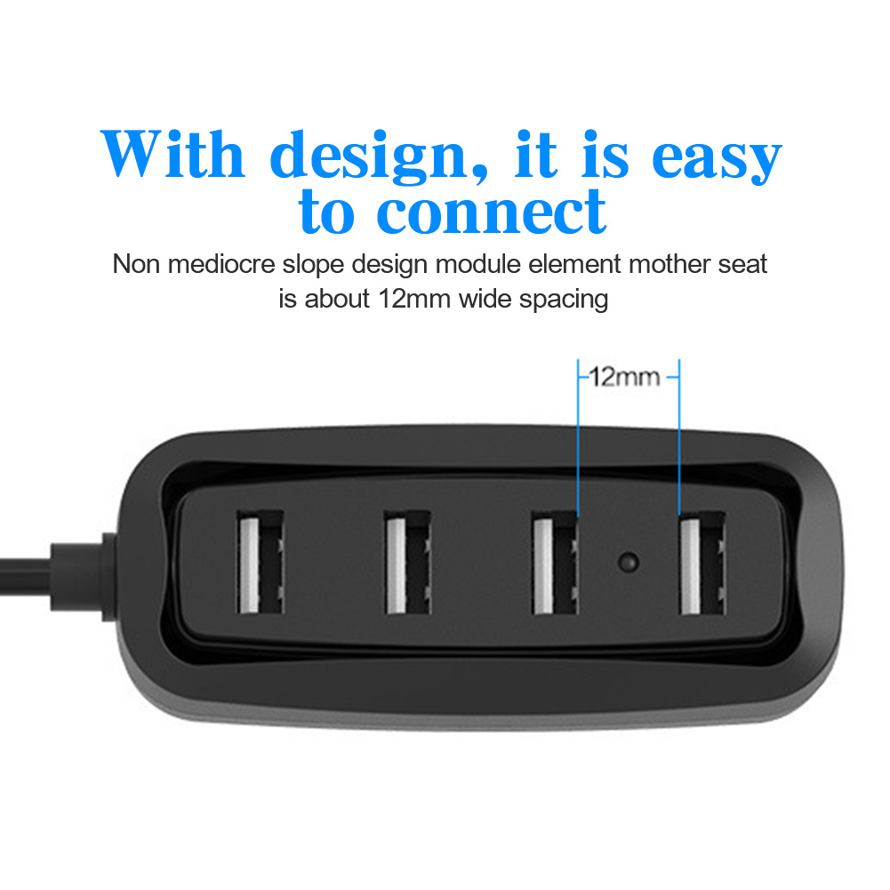 USB Hub Stable Strong Compatibility Durable U Disk 4 Ports High Speed ...