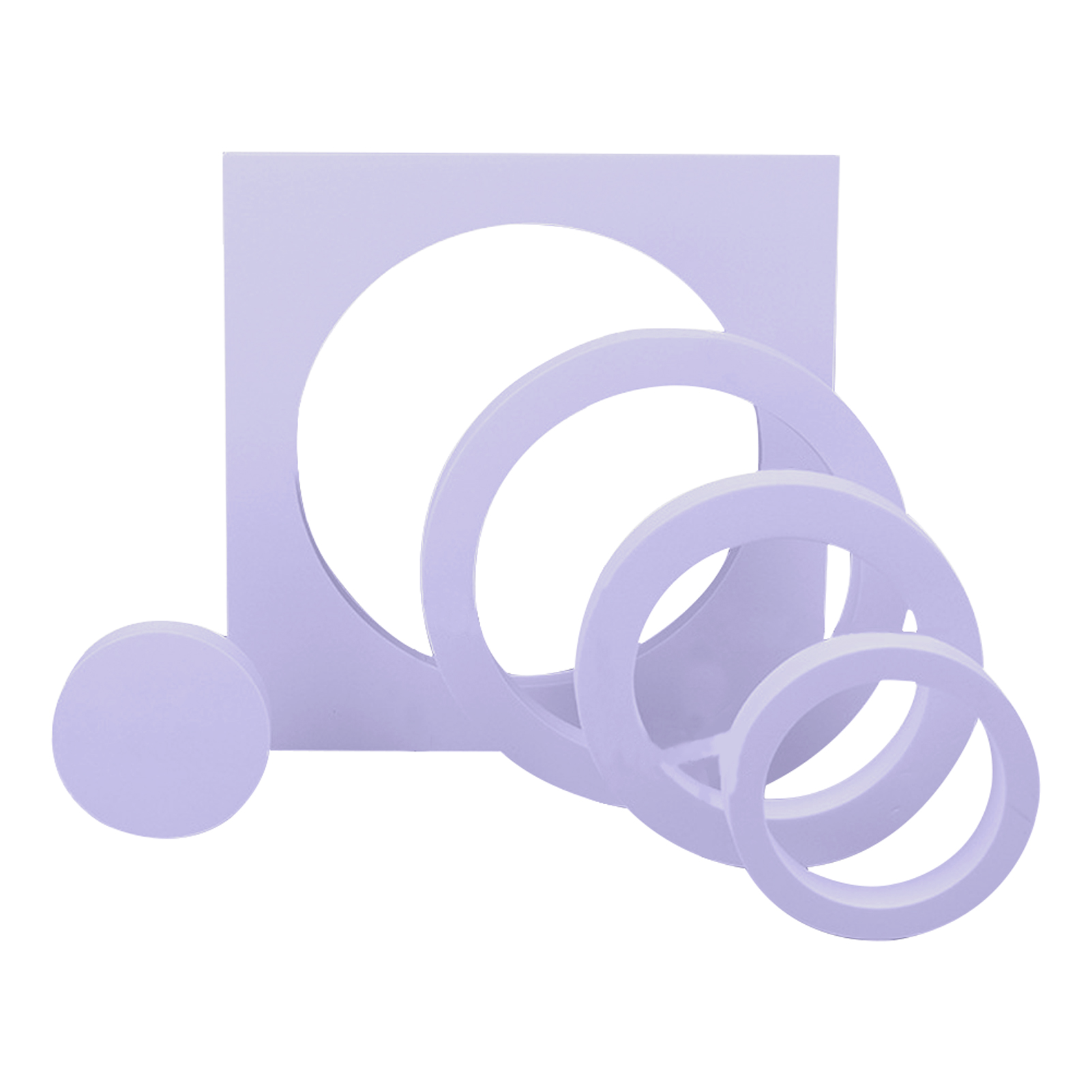 Blocchi di schiuma dura in posa oggetti di scena fotografici sfondo cubo geometrico