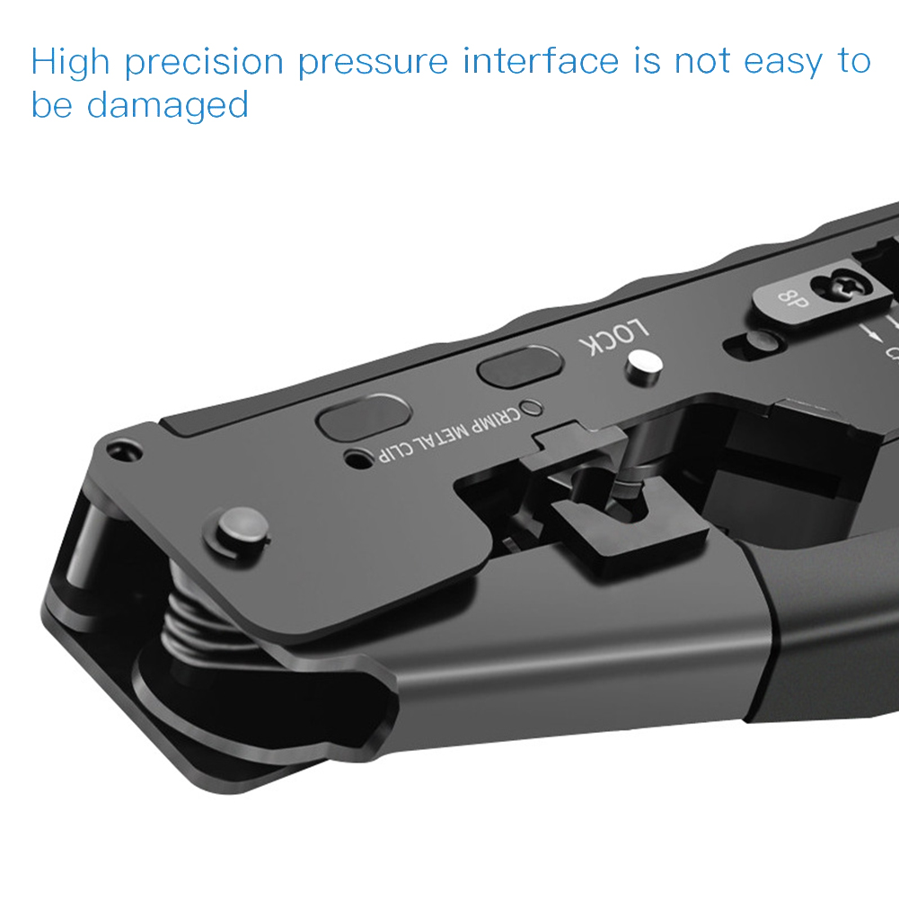 UNIVERSAL CRIMP TOOL Network Connector Pass Through Modular Plug ...