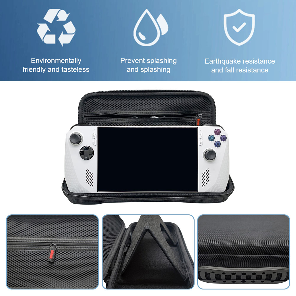 Carrying Case Portable Travel Zipper Closure Mesh Pocket Fit For ROG ...