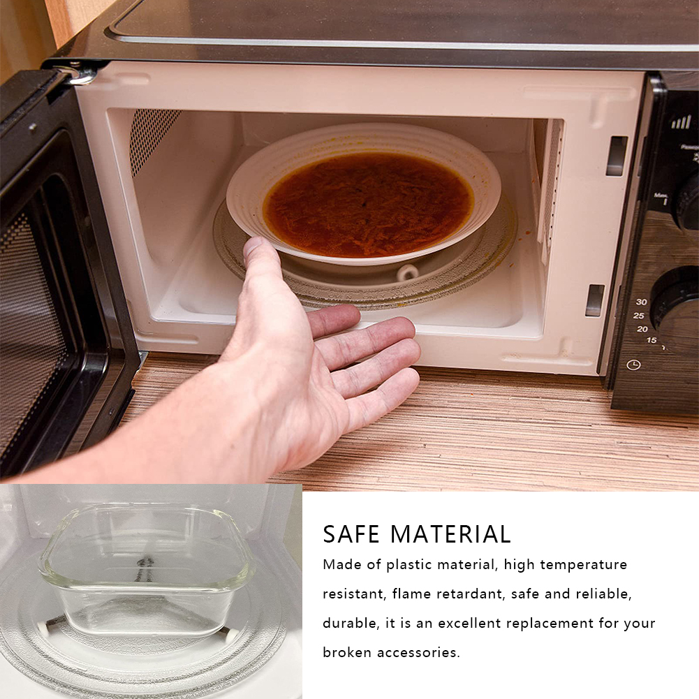 Staffe triangolari universali a microonde resistenti al calore in plastica con rotellina di scorrimento