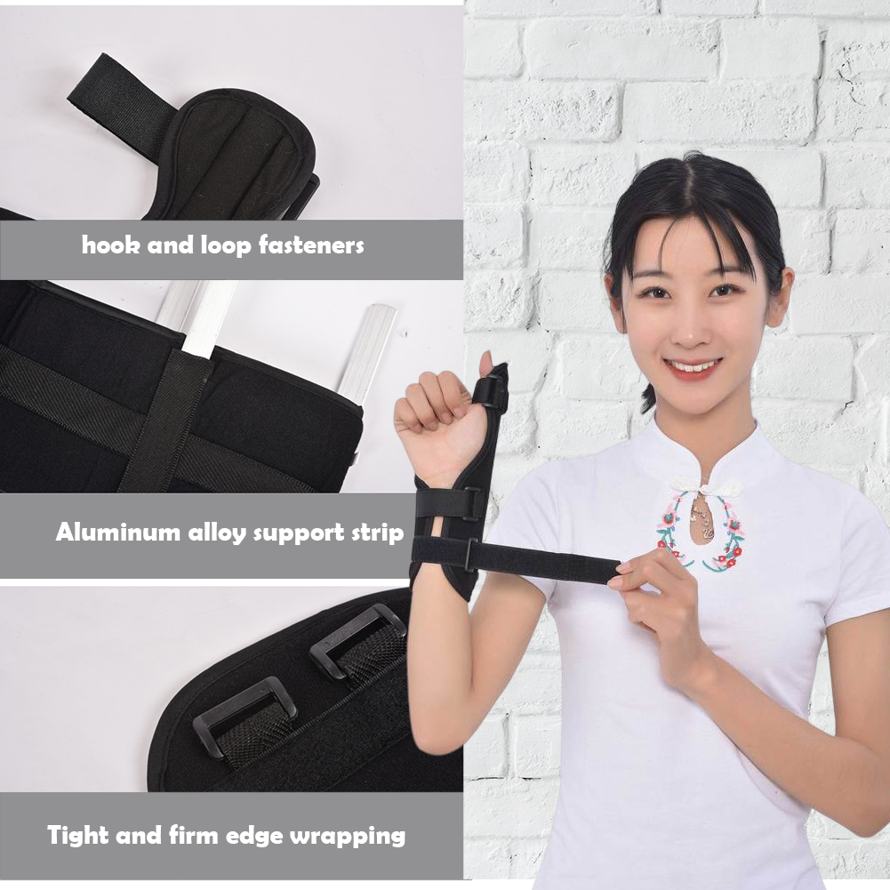 RIGHT HAND SPICA Aluminum Alloy Splint Orthosis Compression Thumb Brace ...