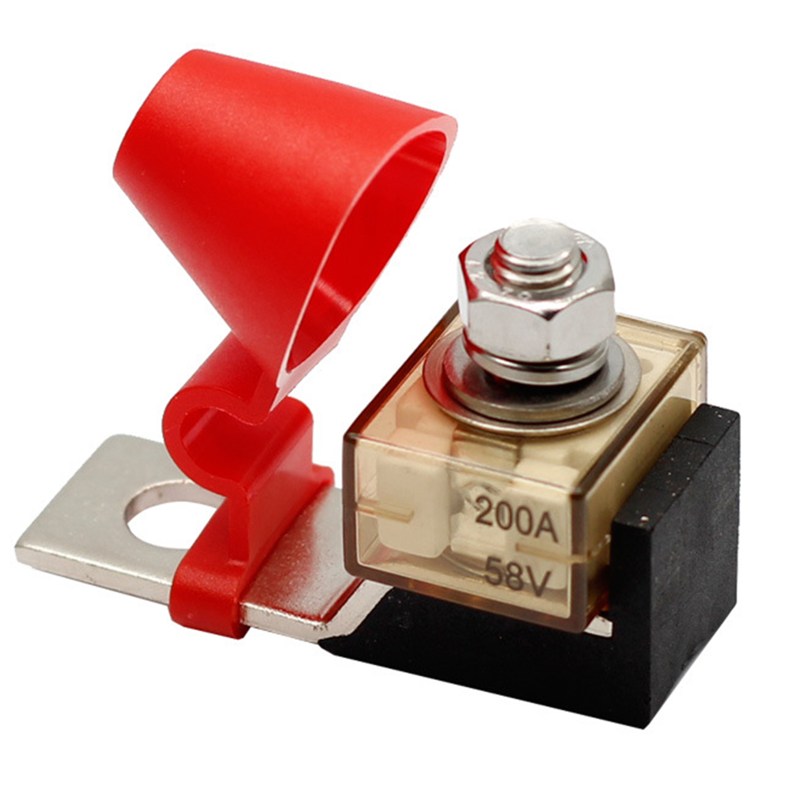 200A 58V TERMINAL Mount Fuse Block Kit Boat With Single Stud ...