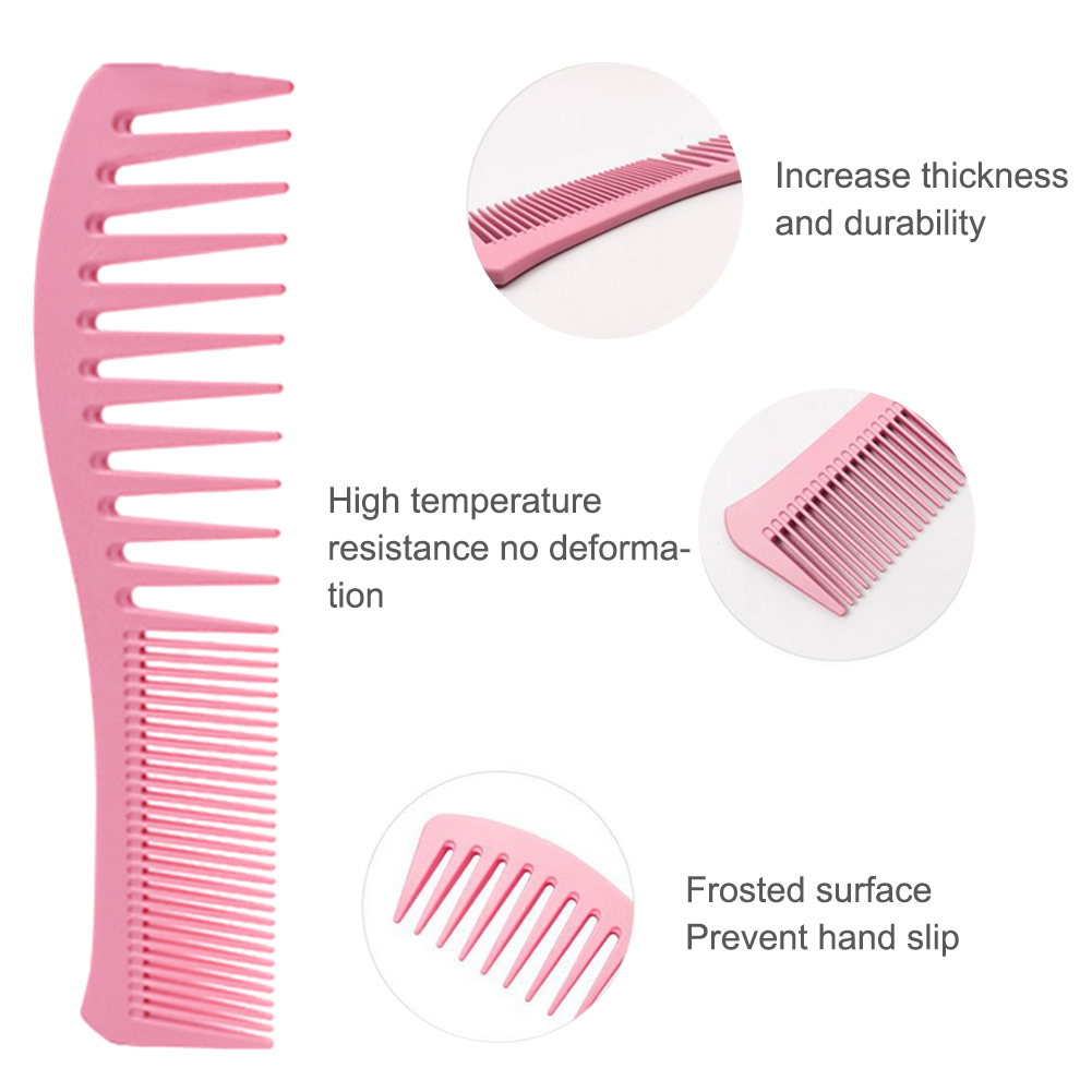 3pcs Conditioning Women Girls Hair Comb Gentle Dry Wet With Wide And ...