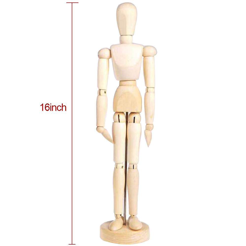 8/12/16"Jointed Wooden Doll Drawing Manikin Mannequin Toy Art Sketch ...