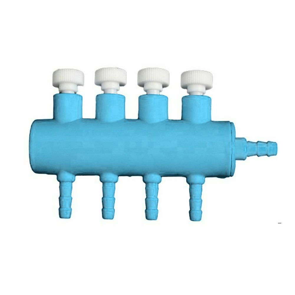 AQUARIUM POND AIRPUMP Metal Manifold Air Line Control Valve Tap Multi ...