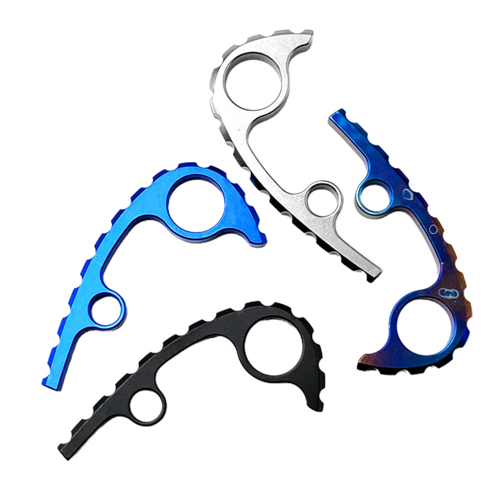 Back Spacer,Titanium Alloy Spine Keel Shank Folding Cutter For Spyderco Para