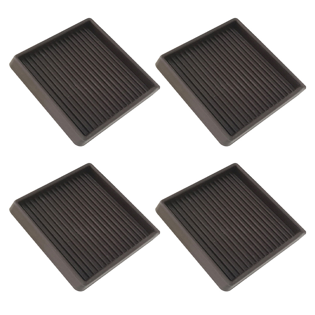 Accessori Gamba Mobili Coppa Caster Sedia Protettiva Gomma Quadrata