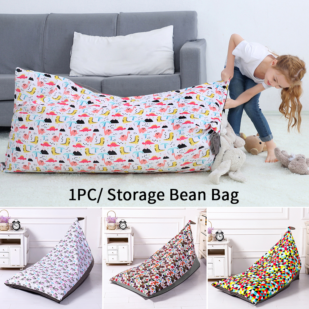 Copertura sedia casa carino sacchetto di fagioli stampato per capacità animale imbottito