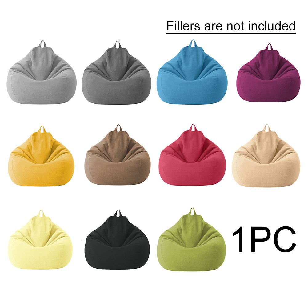 Borsa per fagioli antipolvere 100 x 120 cm arredamento casa gioco copertura divano cerniera senza riempitivo