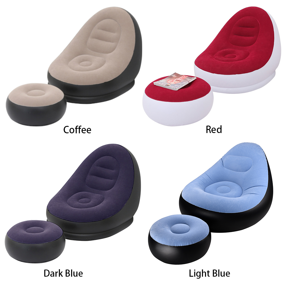 Mobili per la casa divano reclinabile morbido pigro con poggiapiedi gonfiaggio ad aria soggiorno