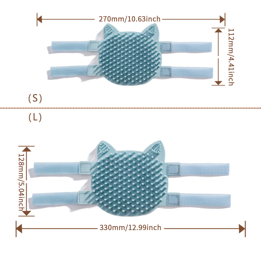 Spazzola grattacielo angolo gatto portatile con erba gatta autotoelettatrice montata a parete