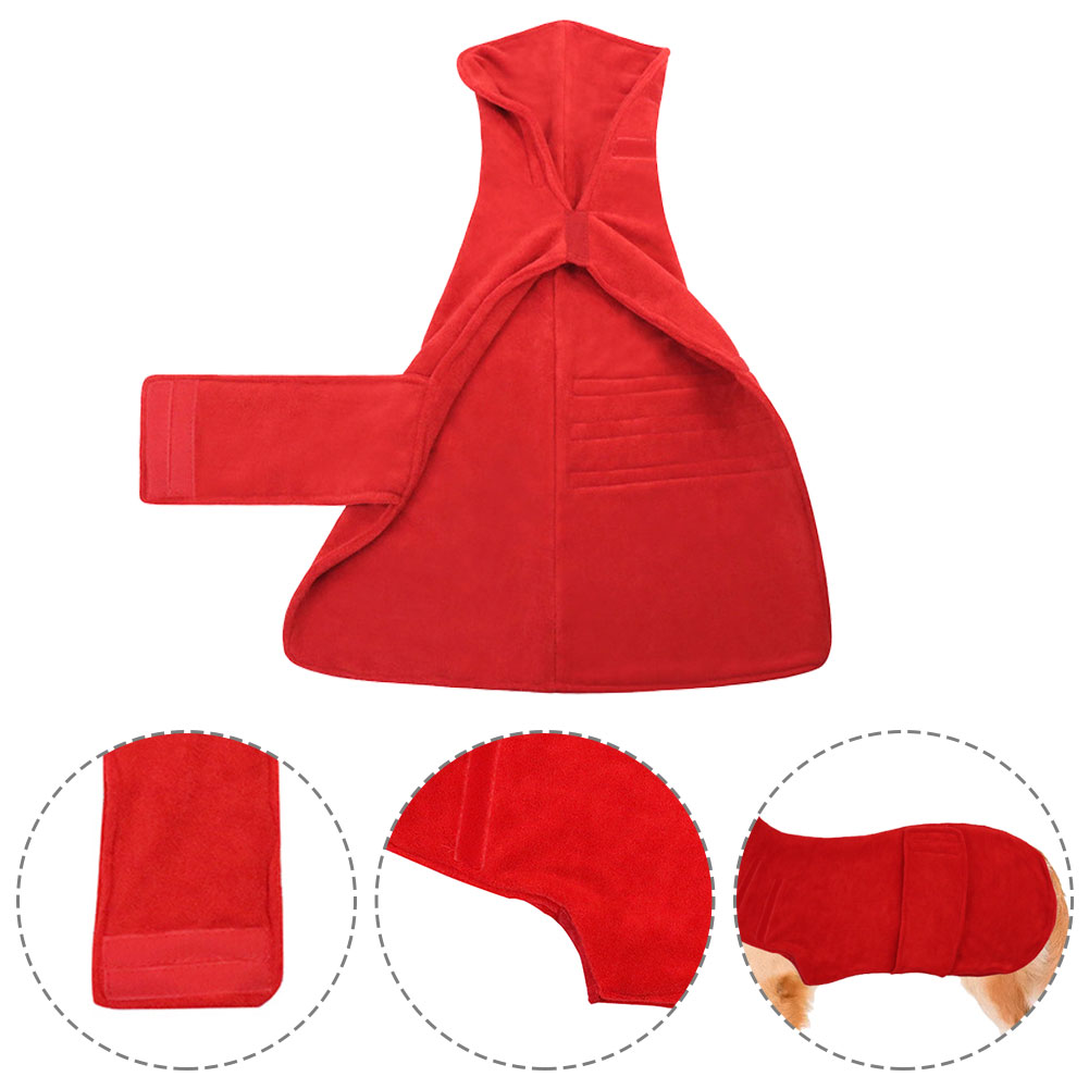 Accappatoio cane cinturino regolabile casa per cucciolo pulizia morbida negozio di animali asciugatura rapida