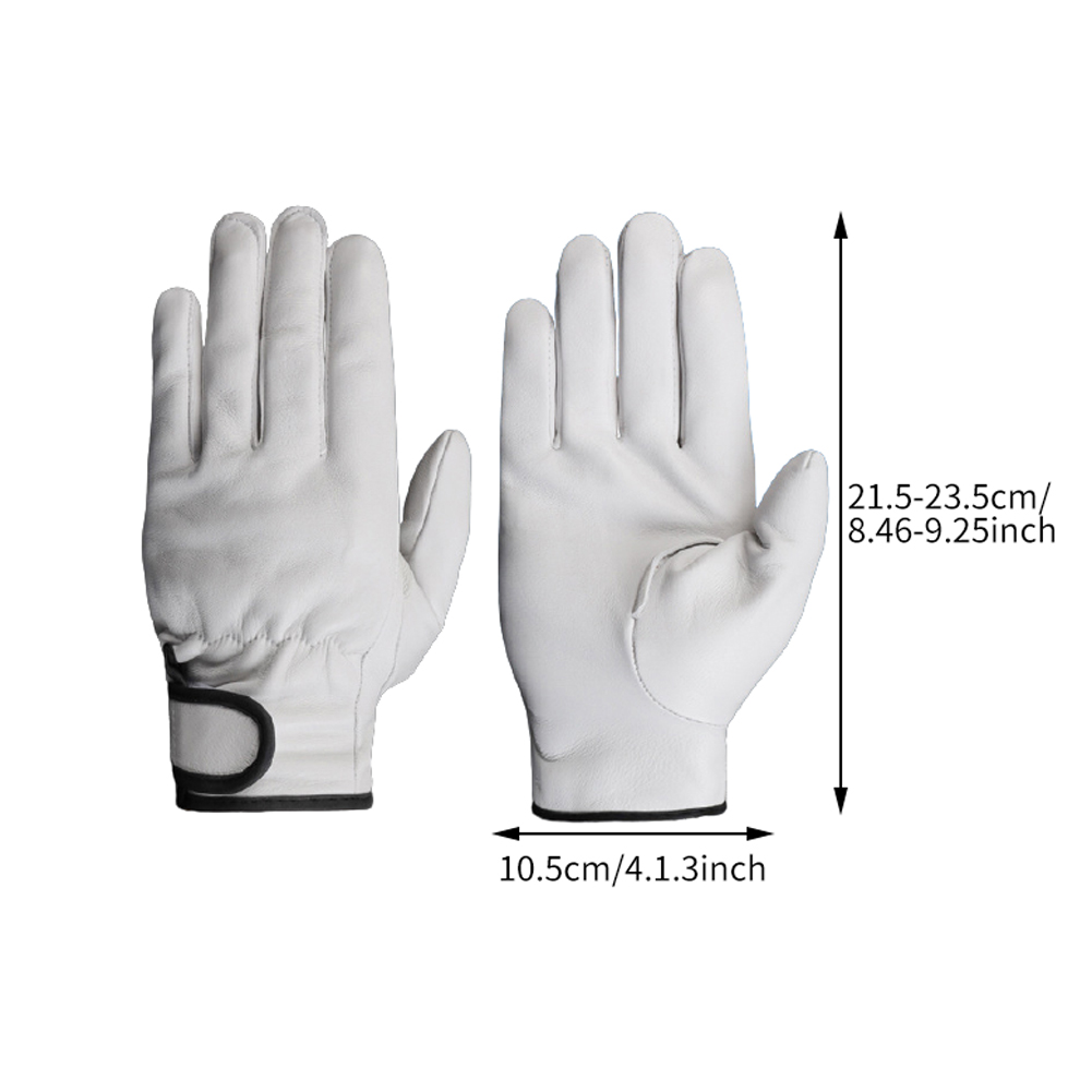 1 Paia Guanti Da Lavoro Antislip Uomo Donna Protezione Sicurezza Taglio Morbido Proof Scavo