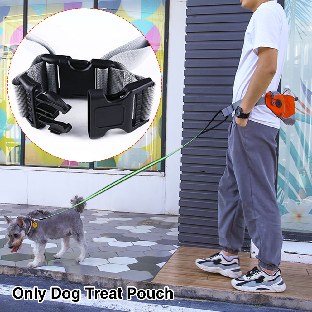 Borsa per trattamento cani snack borsa per addestramento corsa forniture per animali domestici portatile all'aperto morbida