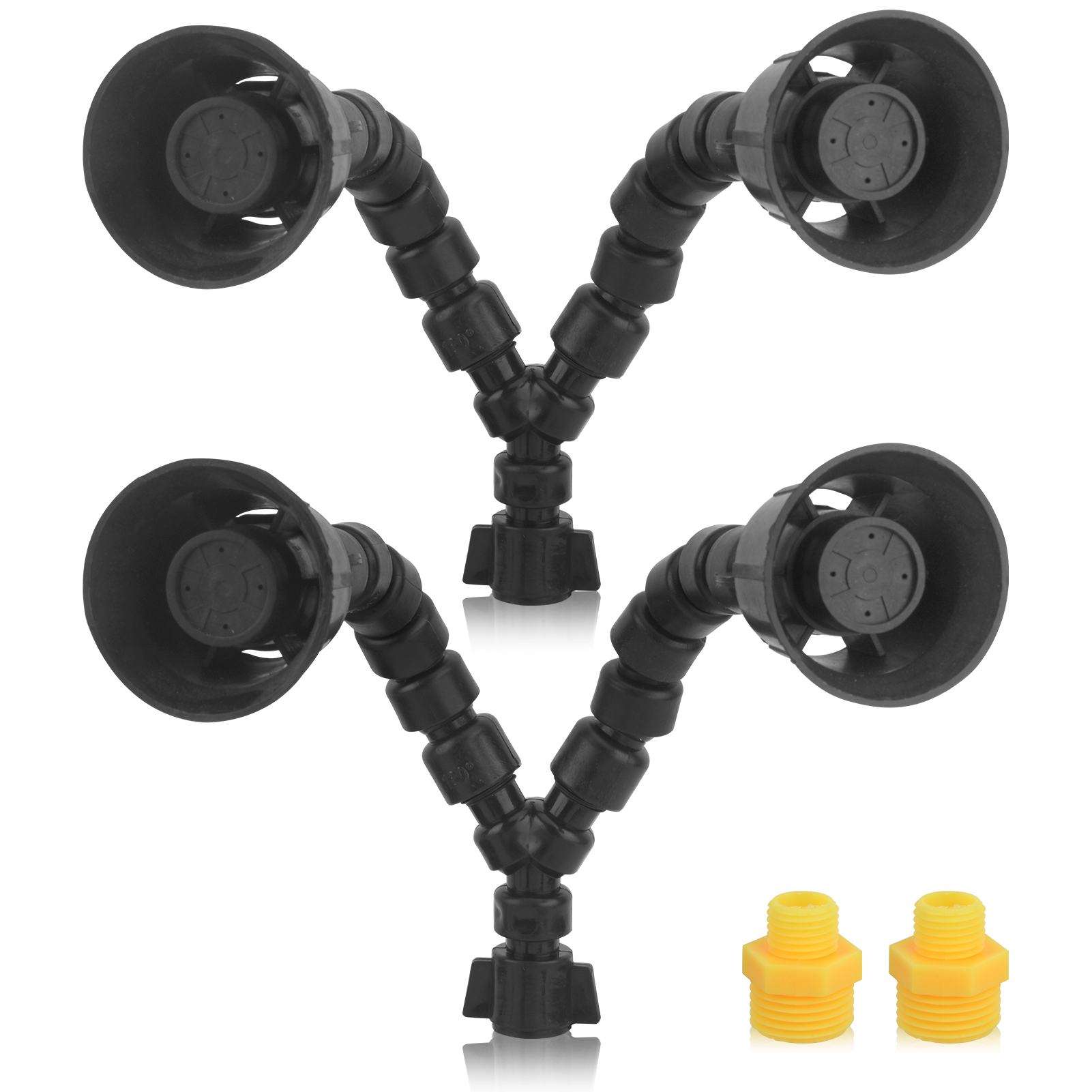 Pratico irrigatore da giardino per rotazione regolabile a 360 gradi