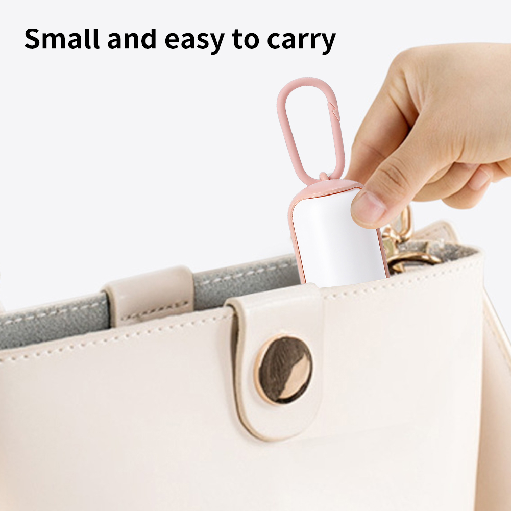 Mini cassetta della spazzatura portatile leggera resistente cane gatto animale domestico ABS con sacchetto per rifiuti