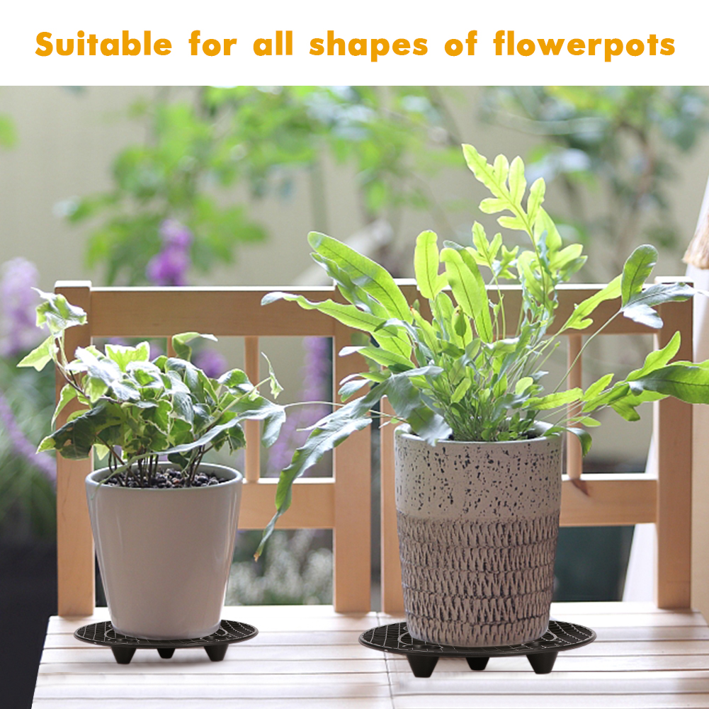 12pcs 11.8inch Saucer Riser Stand Indoor Plant Level Pot Elevator Patio ...