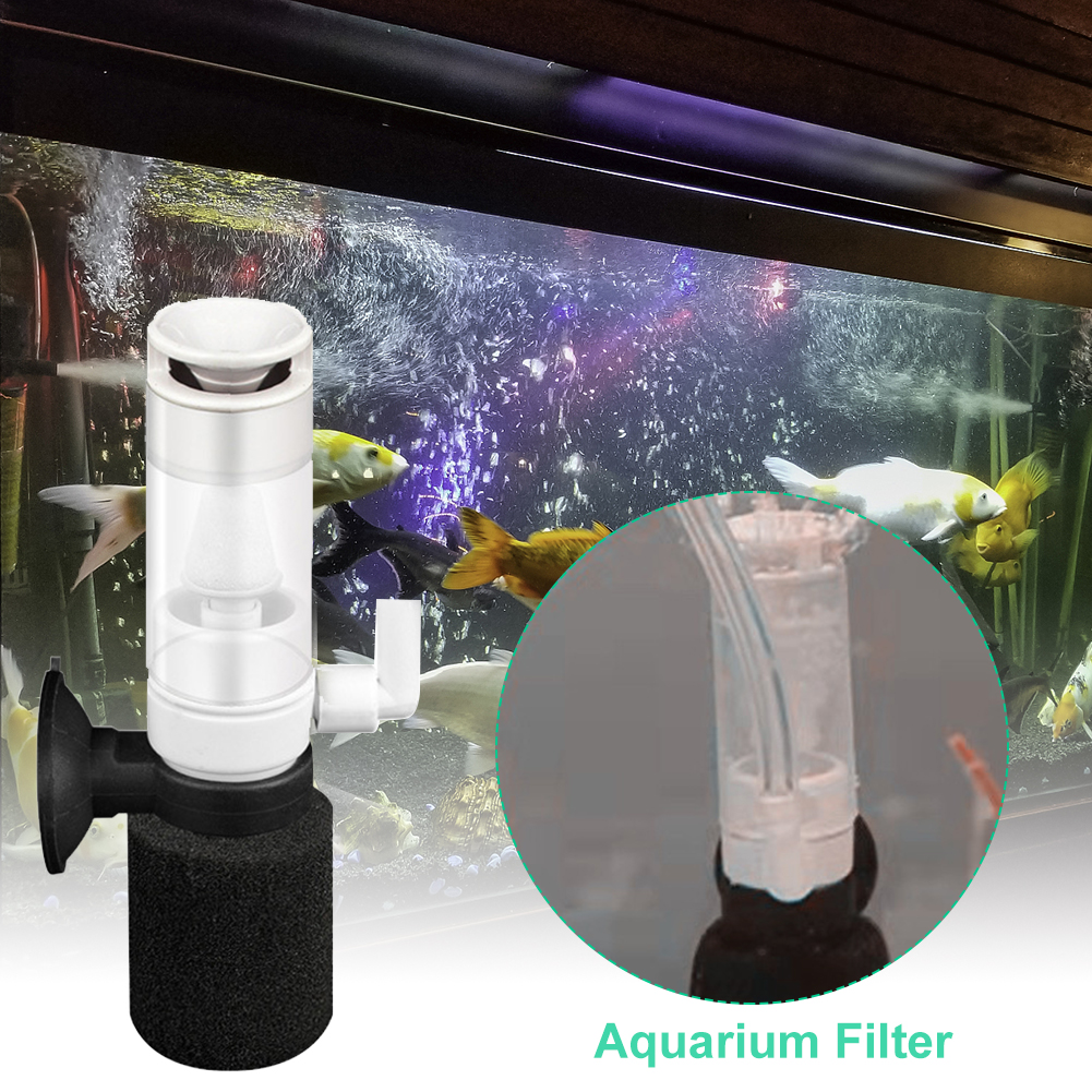 With Tube Portable Home Intake Mini Aquarium Filter Biochemical Sponge ...