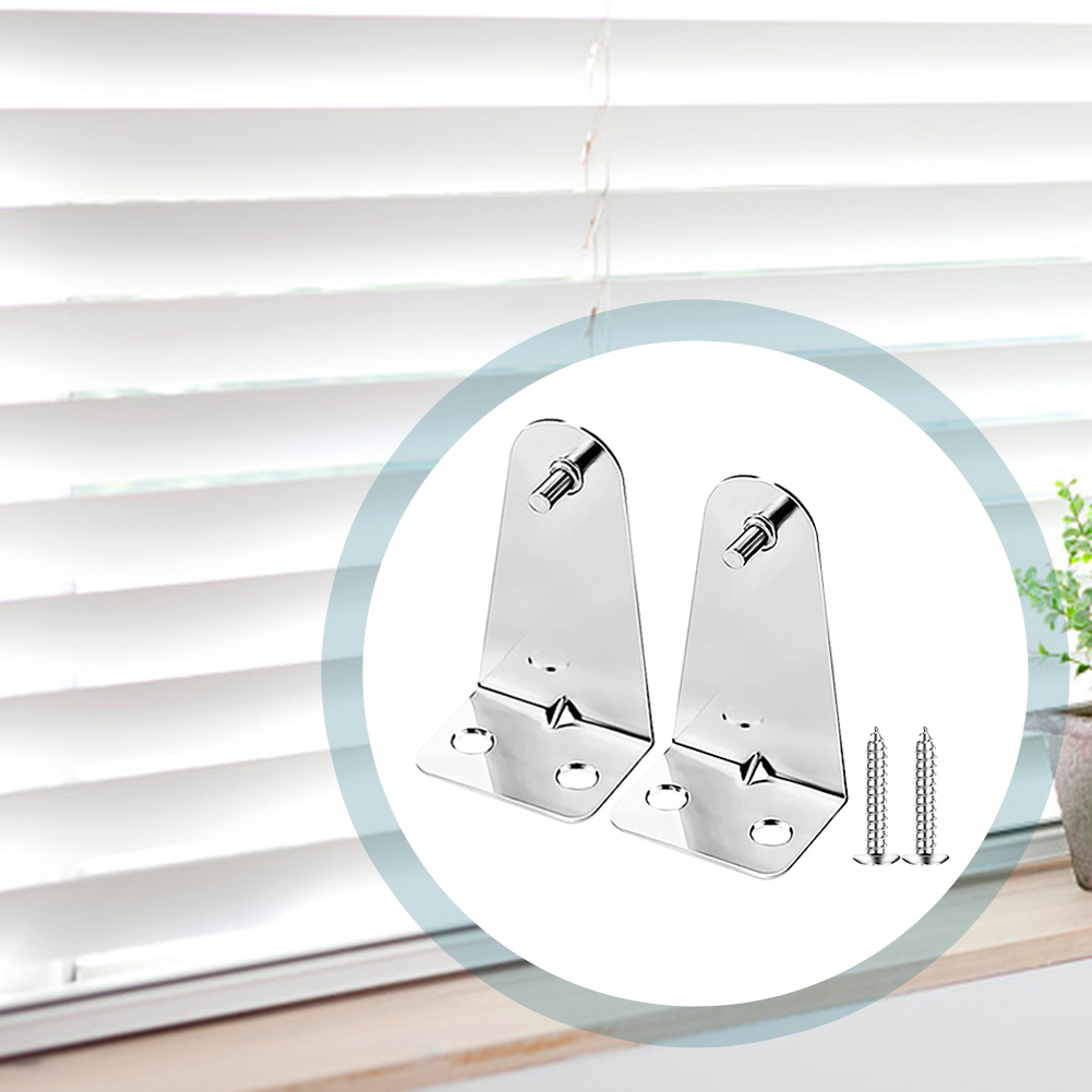 Staffa di fissaggio finestra con viti in metallo per supporto tende orizzontali