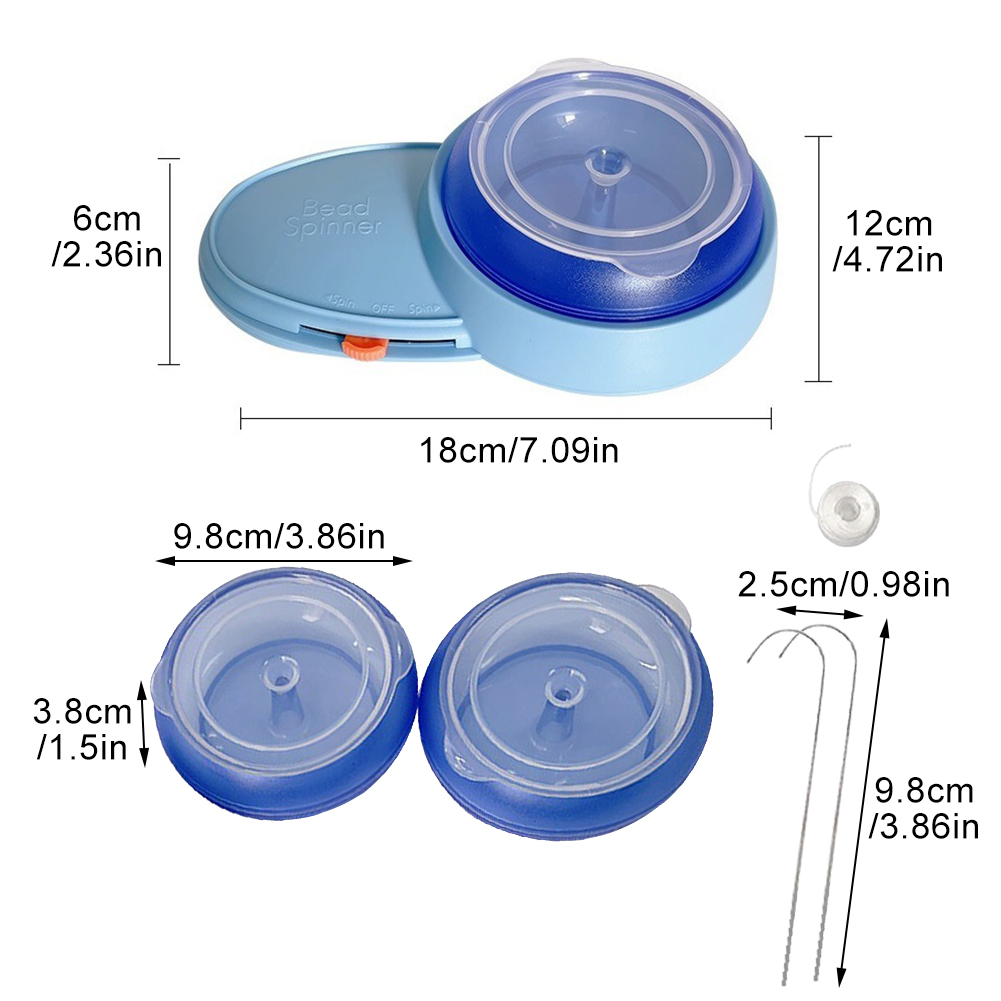 Quickly Automatic Beading Electric Bead Spinner Kit With 3 Rotate Bowl ...
