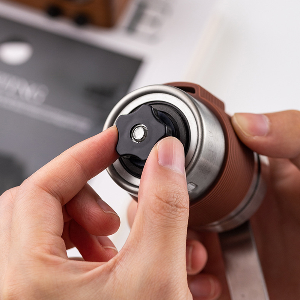 Macinacaffè manuale ufficio casa facile da pulire esterno manovella in acciaio inox.