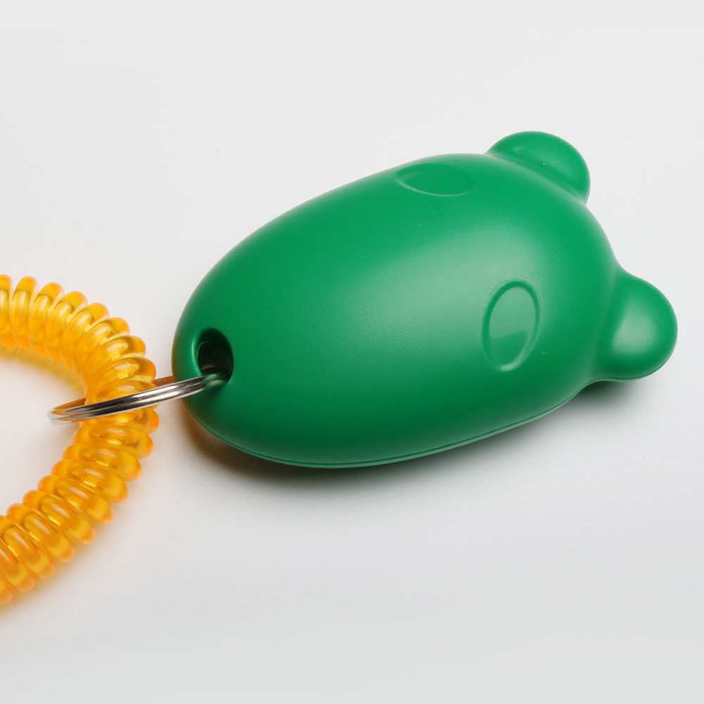 Habits Pet Training Clicker Dog Cat With Wrist Strap Interactive Clear ...