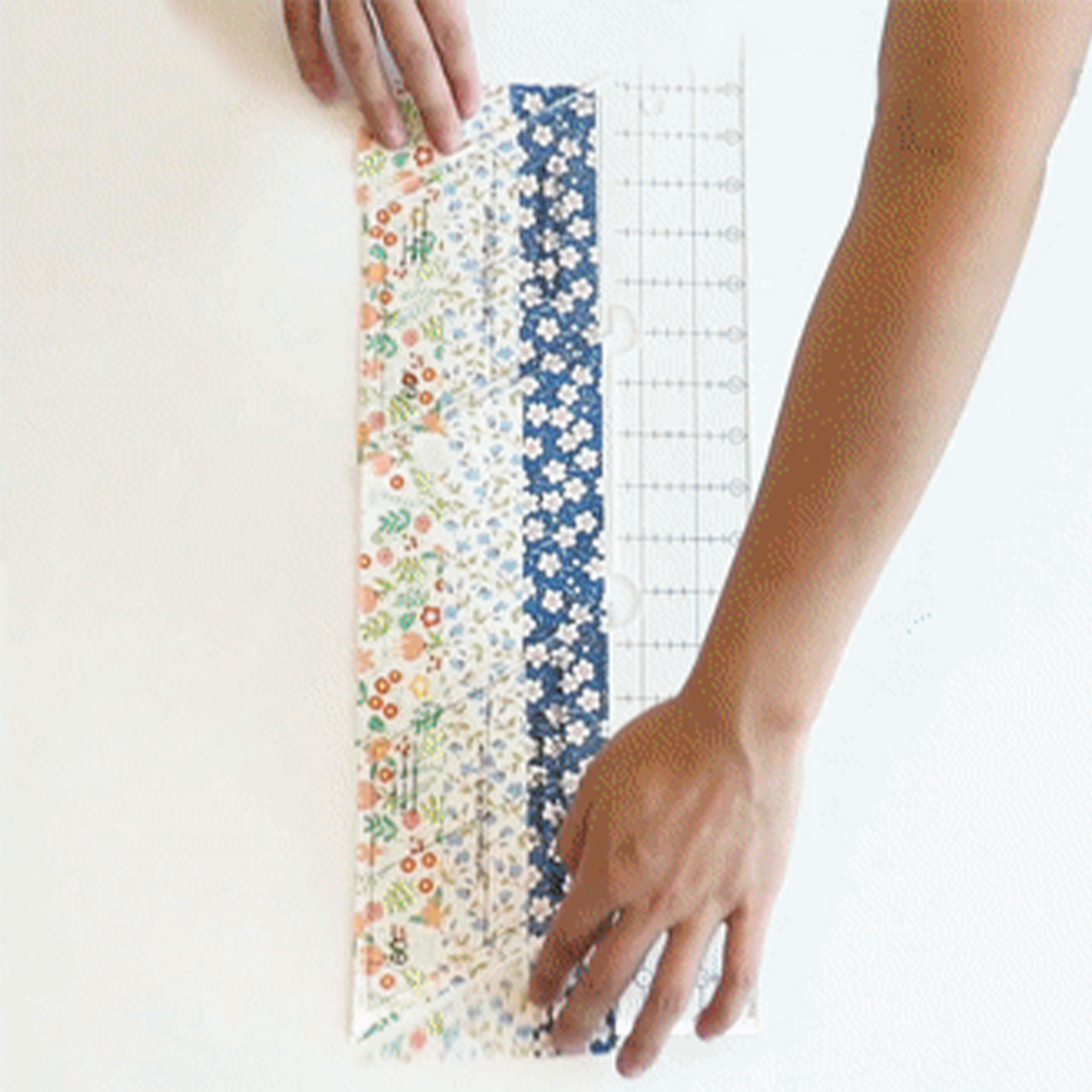 Home Degree Sewing Tool Clear Acrylic Double Diamond Quilt Ruler ...