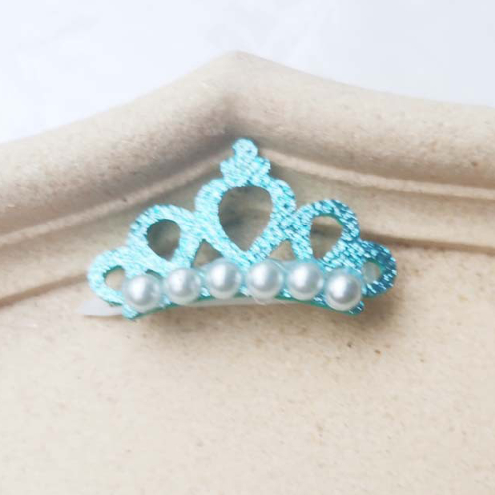 5 pz accessori clip per capelli per animali domestici forcina per gatti festa regalo finta perla forma della corona