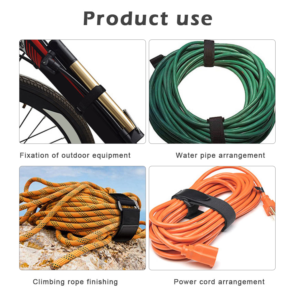 5m/roll Securing Cord OrganizerCut Nylon Cable Ties Hook And Loop ...