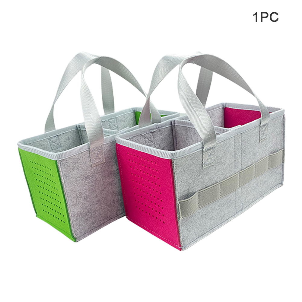 Baby Care Multi Layer Felt Bag With Handle Storage Organizer Handbags ...