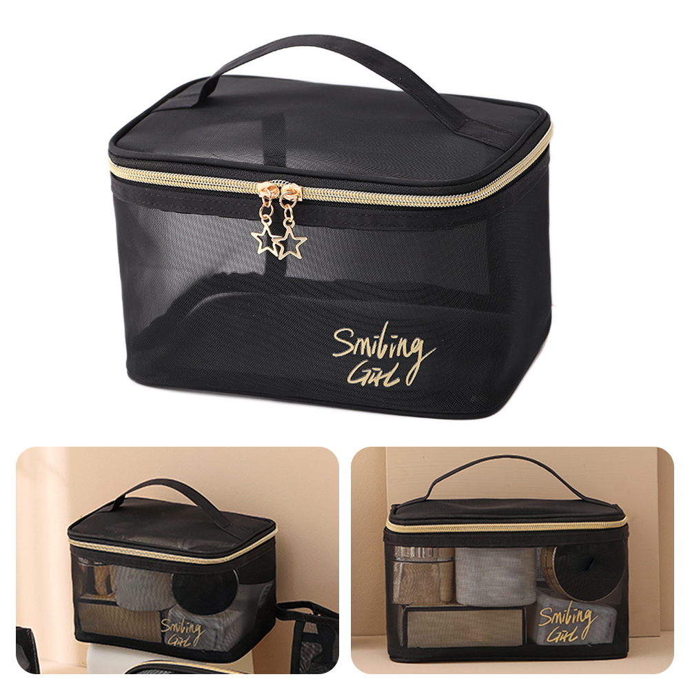 Women Makeup Bag Cosmetic Organizer Pouch Travel Portable Storage ...