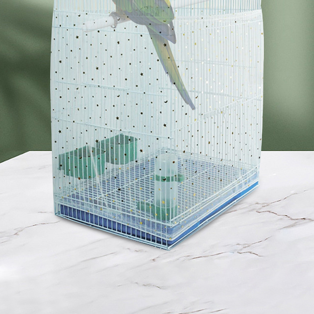 Copertura gabbia traspirante rete per uccellini forniture morbide per animali domestici 360 gradi copertura casa