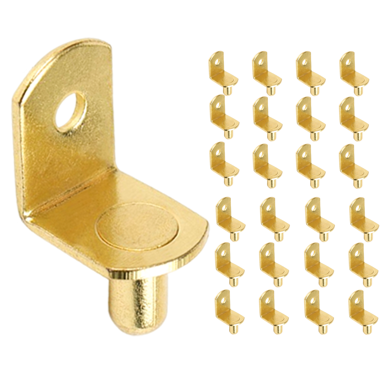 25pcs With Hole Stable Universal Nickel Plating Bookcase L Shaped Shelf ...