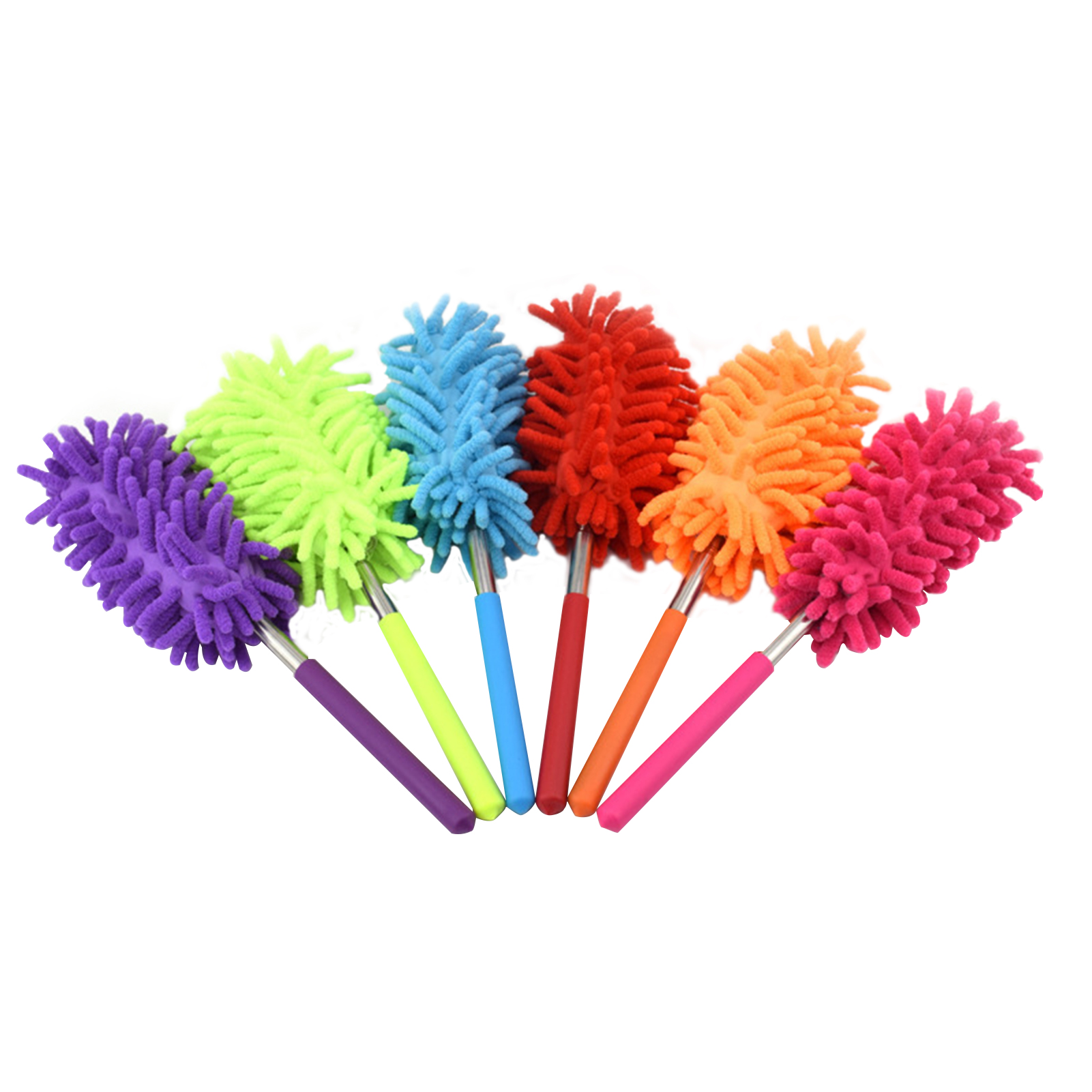 CLEANING TOOL MICROFIBER Duster Telescopic Flexible Extendable Pole ...