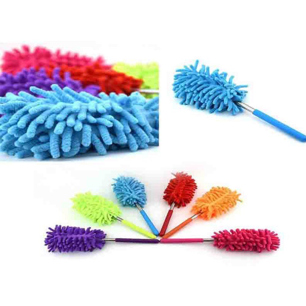 CLEANING TOOL MICROFIBER Duster Telescopic Flexible Extendable Pole ...
