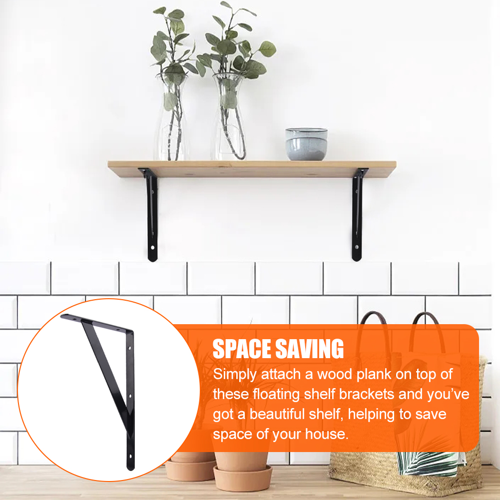 12 pz Libreria con viti Staffa per mensola galleggiante fissa facile da installare