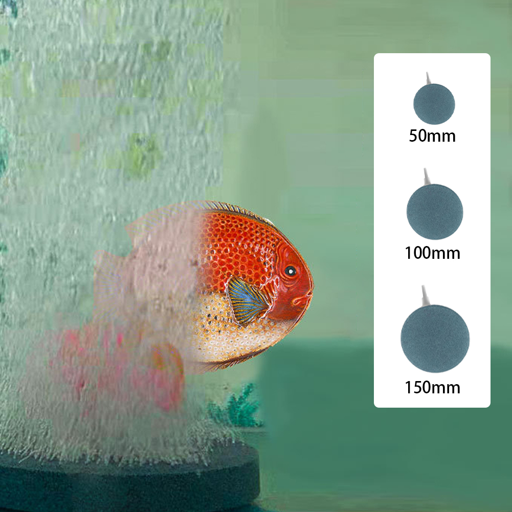 50-150mm Steel Grit Aquarium Air Bubble Stone Oxygen Plate Hydroponic ...