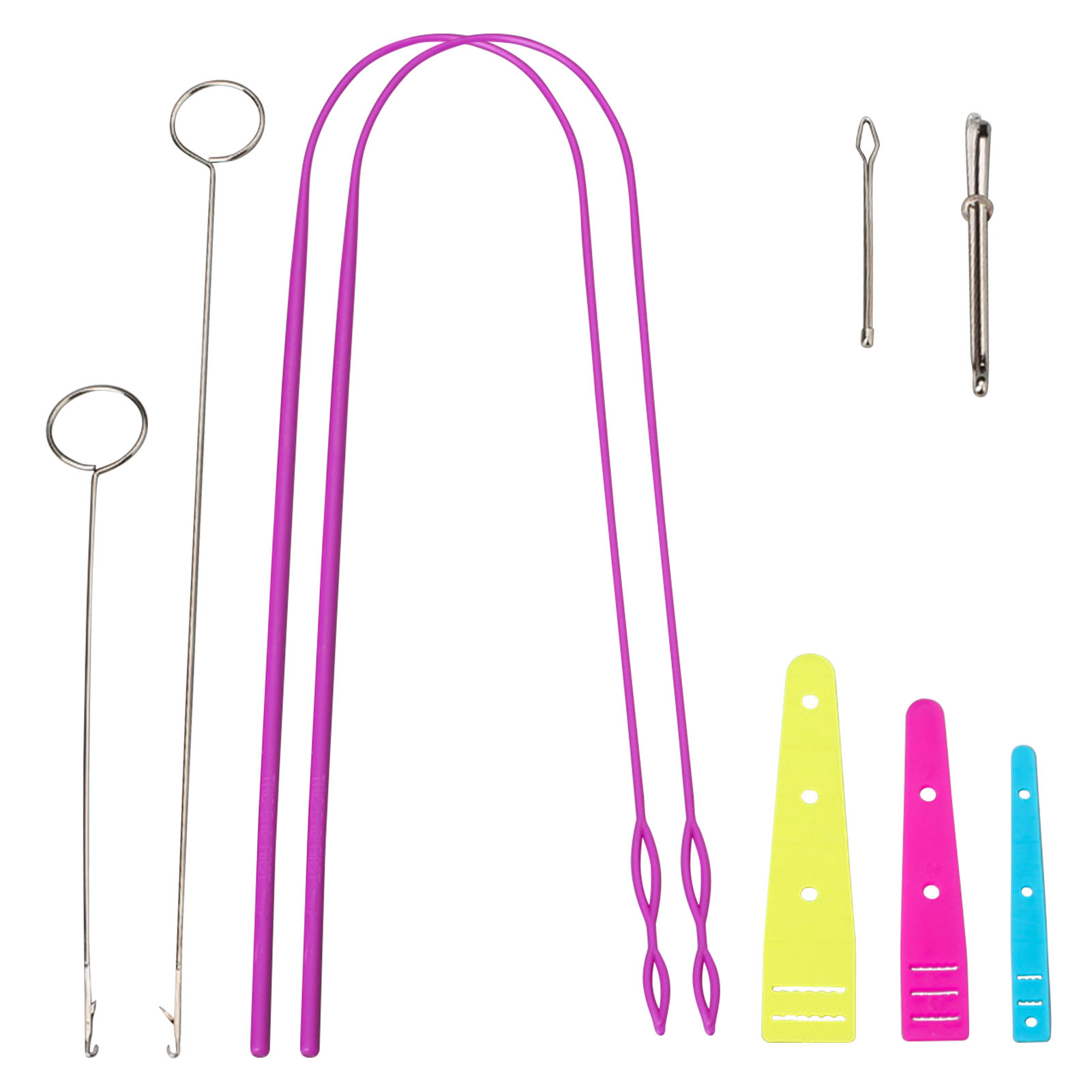 DIY DRAWSTRING THREADER Knitting Craft Turner Hook Sewing Loop Kit ...