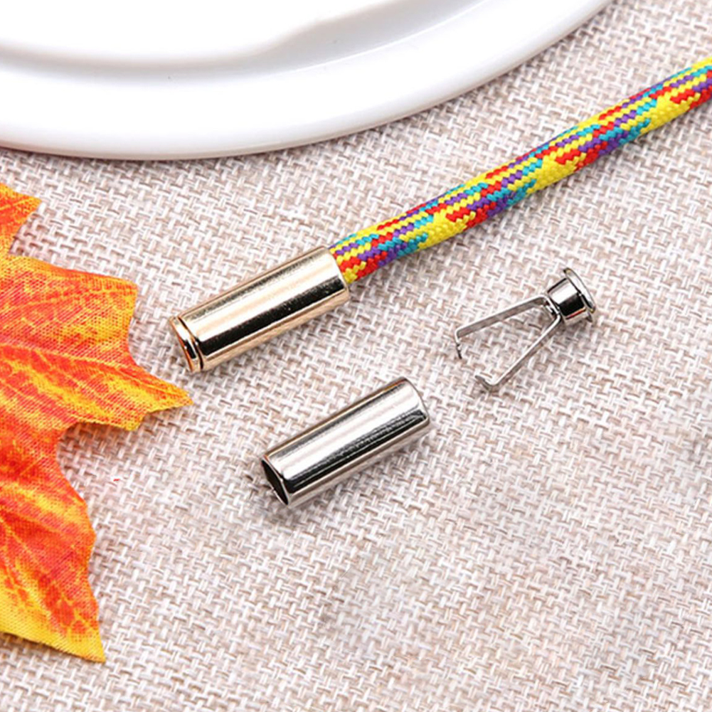 40sets Cord Ends Easy Install Aglet Shoelace Tips Replacement Parts DIY ...