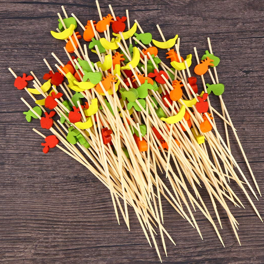 TOOTHPICKS BAMBOO STICKS Food Fruit Burger Cocktail Pick Drink ...