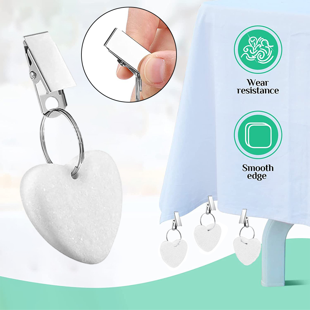 12pcs Tablecloth Weight For Outdoor Table Banquet Reusable Picnic Clip ...