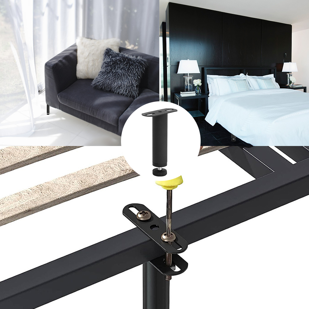 4pcs 30cm Support Heavy Duty High Hardness Bed Leg Rustproof Adjustable ...