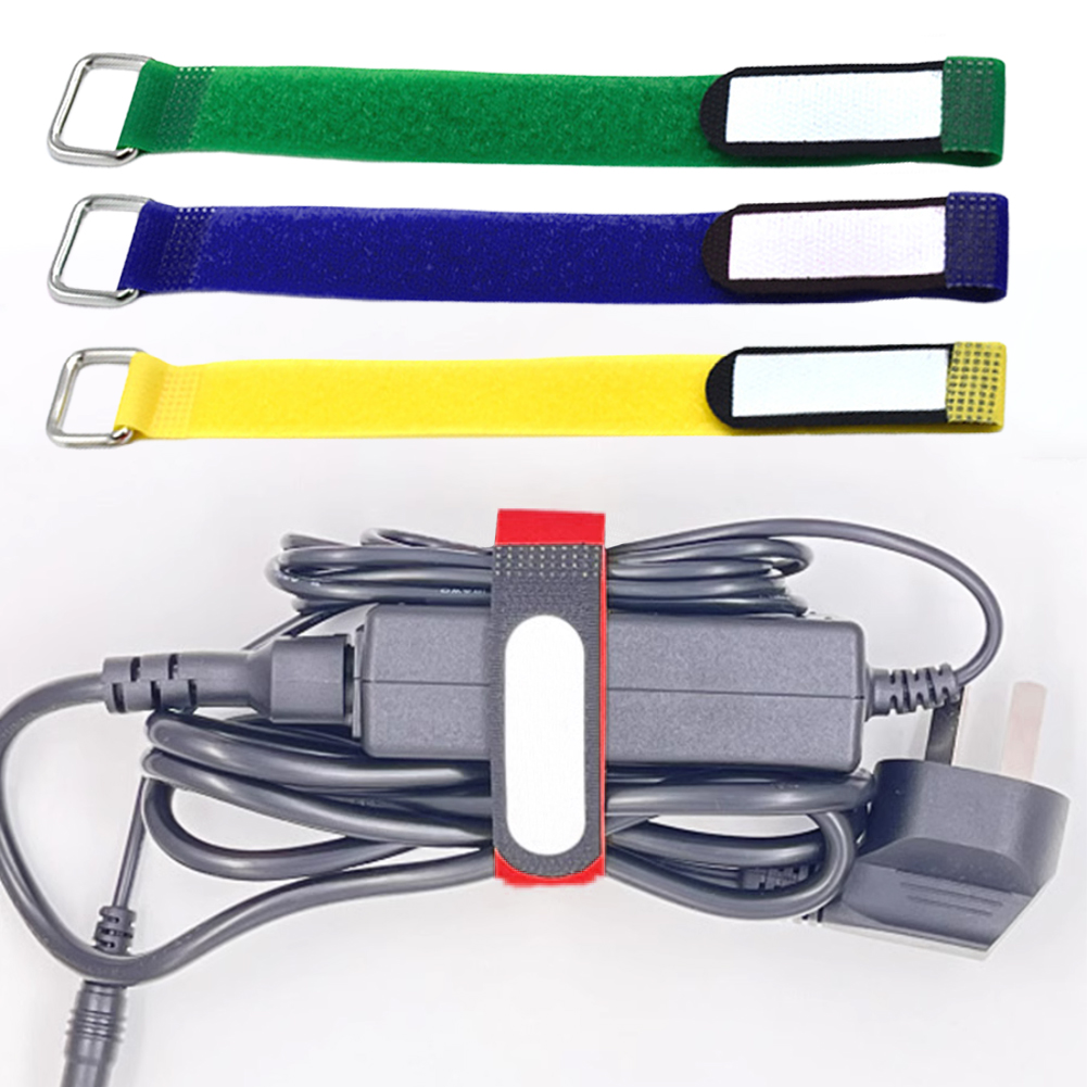 31pcs Metal Buckle Nylon Cinch Strap Coloured Cable Tie DIY With ...